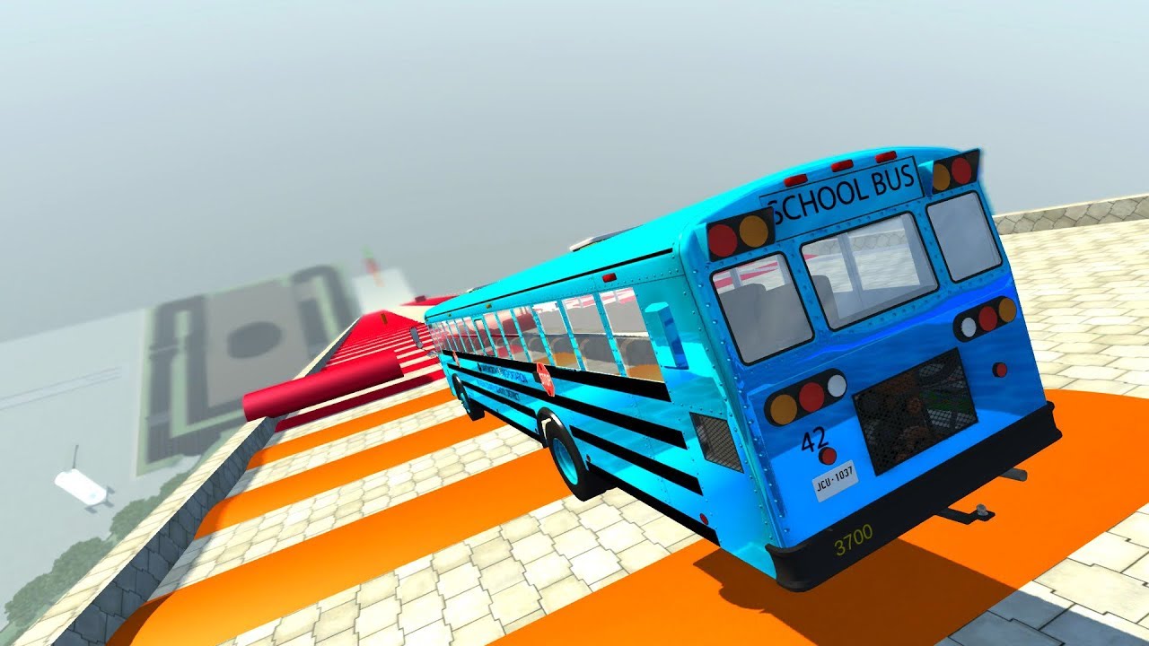 Insane Obstacle Course Ramp - BeamNG drive - YouTube