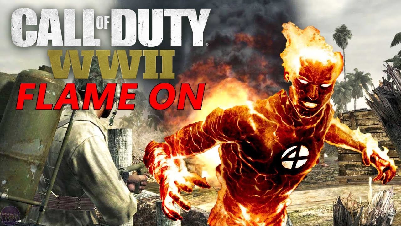 flamethrower kill streak-call of duty world war 2 multiplayer gameplay ...