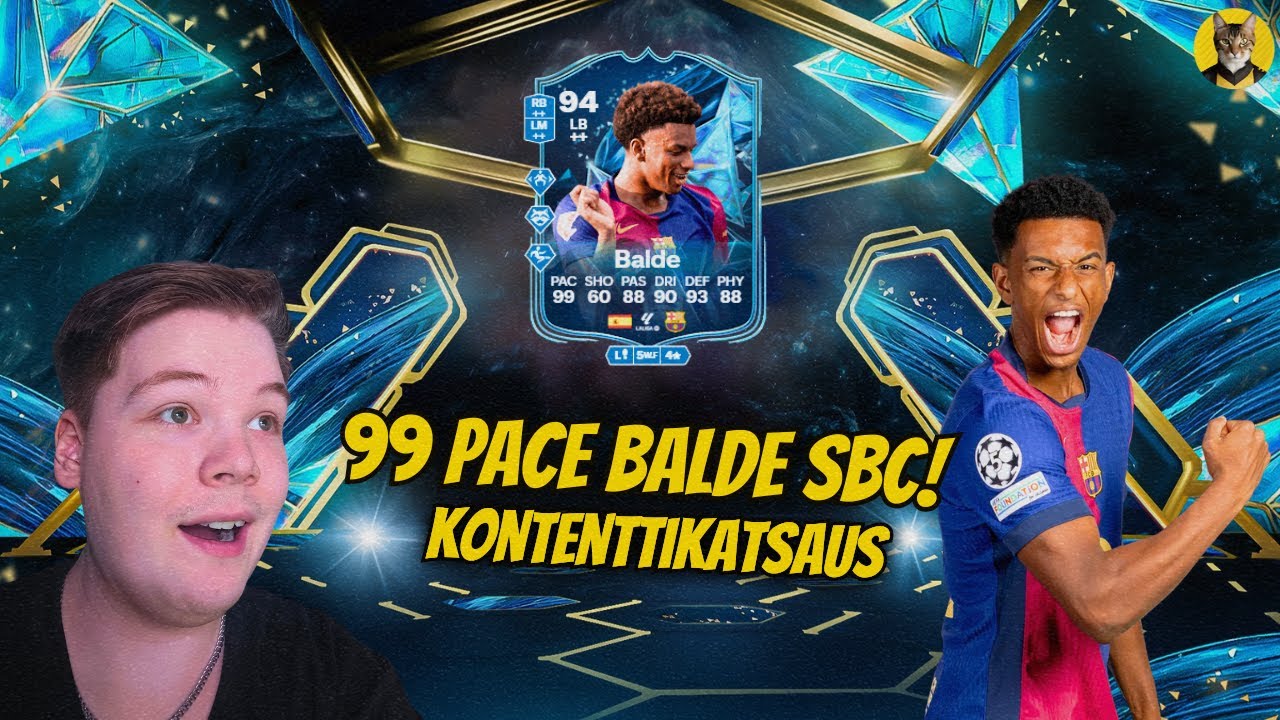 TOTS GUARANTEET & LOISTAVA BALDE SBC! | FC25 Kontenttikatsaus - YouTube