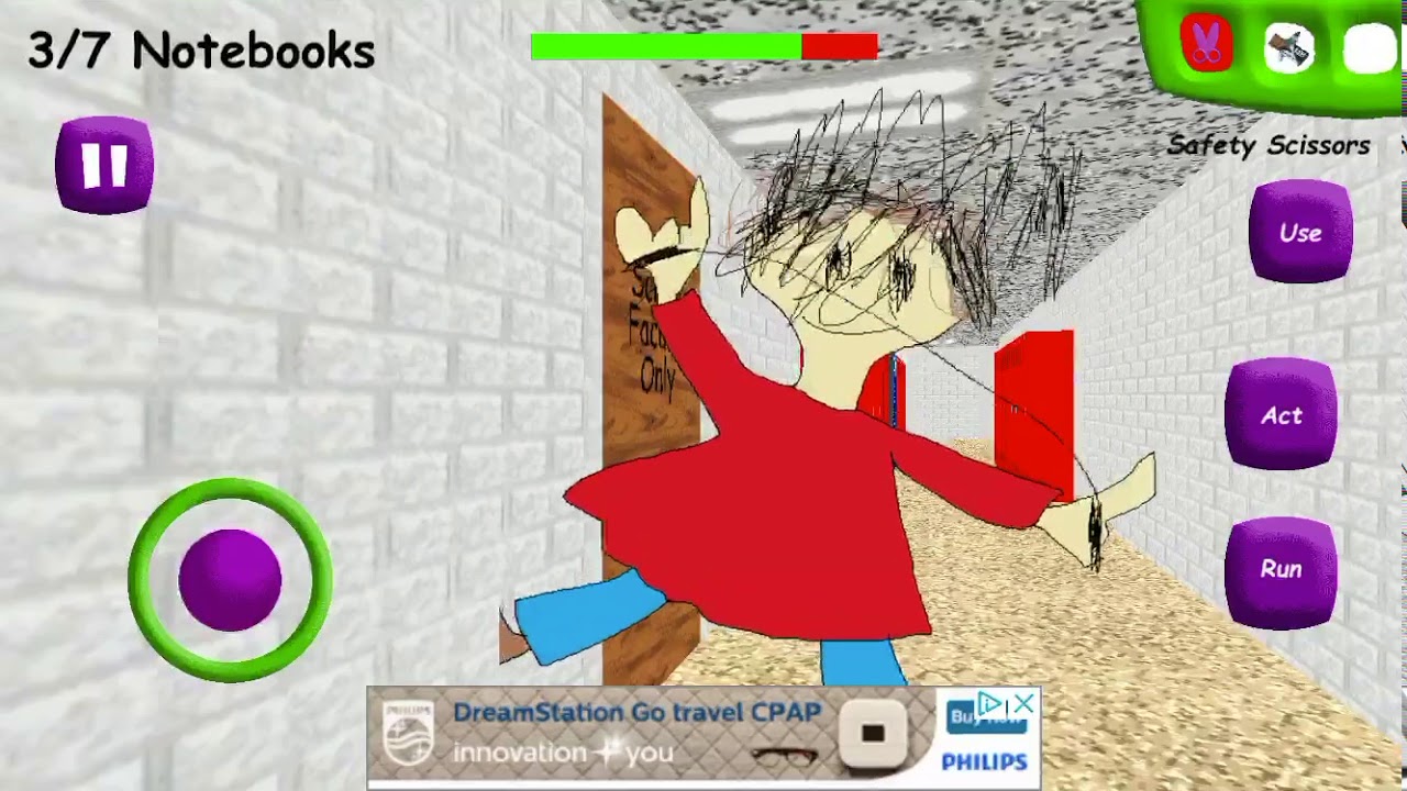 Cutting playtime’s Jumprope (Baldi’s basics) - YouTube