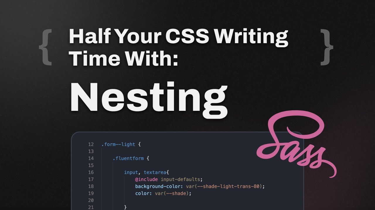 Scss Tutorial With Wordpress And Wpcodebox Part 1 Nesting Youtube 5014