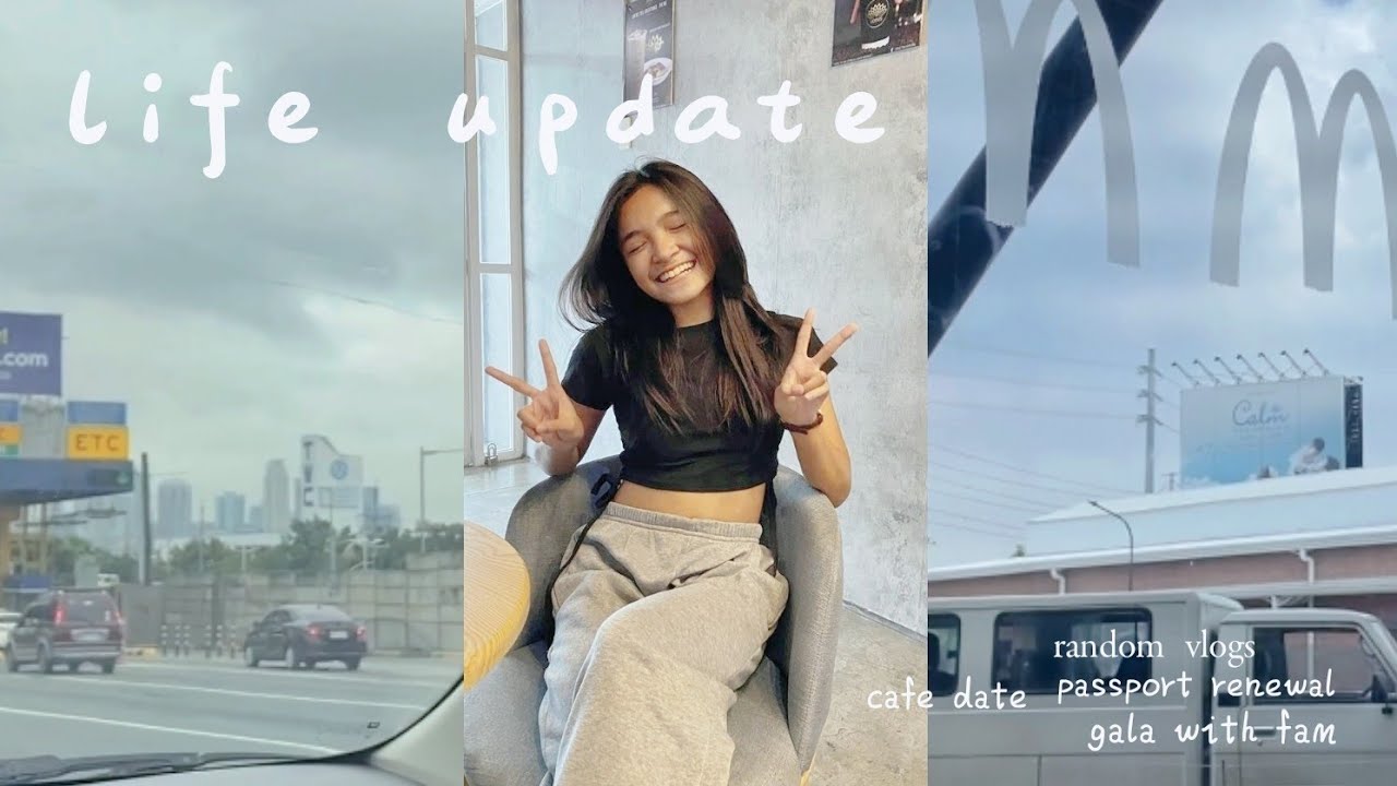 life update| cafe date, passport renewal, gala with fam^^ | vlog #22 | Jace solis - YouTube
