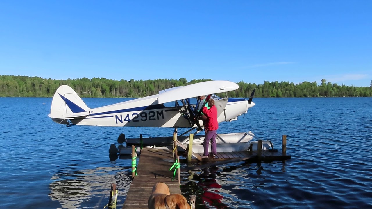 Minnesota Float Plane Ride 01 Pre Flight Checks - YouTube