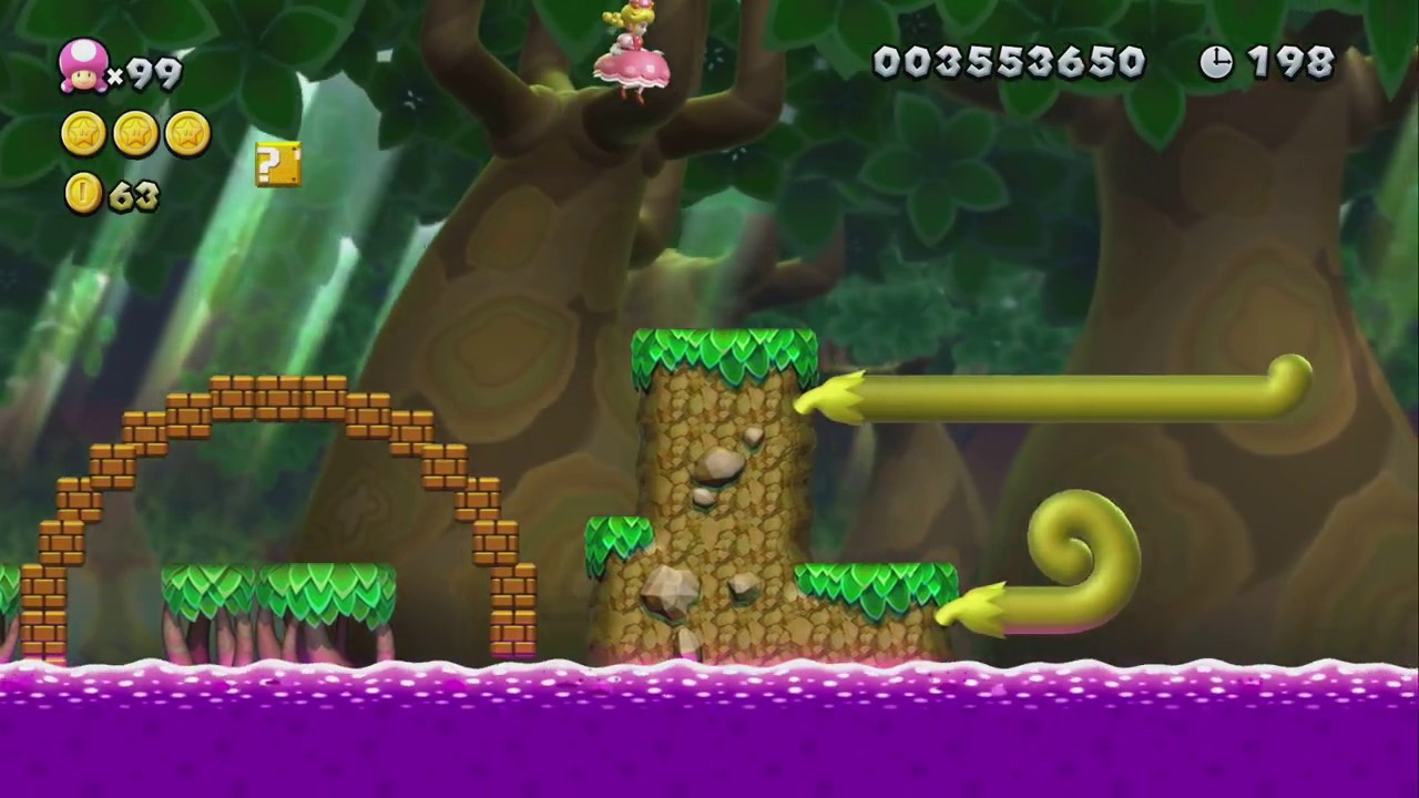 Dancing Blocks, Poison Swamp~Soda Jungle-2~Secret Exit-Luigi U-New ...