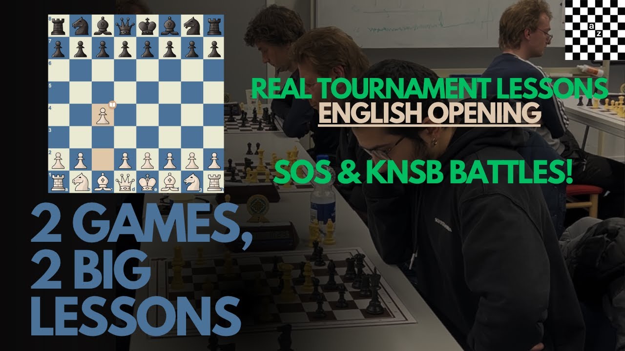 Mastering the English Opening OTB: 2 Games, 2 Lessons! - YouTube