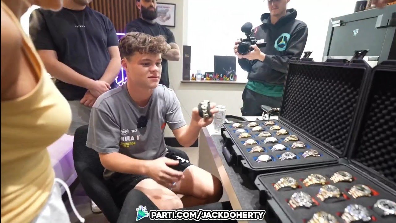 Jack Doherty FULL STREAM | RICHARD MILLE SHOPPING - YouTube