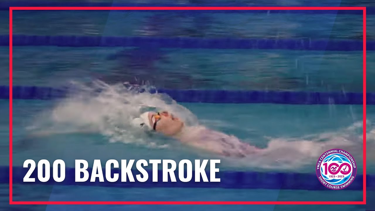 Leah Shackley Gets Gold in Women's 200 Backstroke | 2023 YMCA National ...