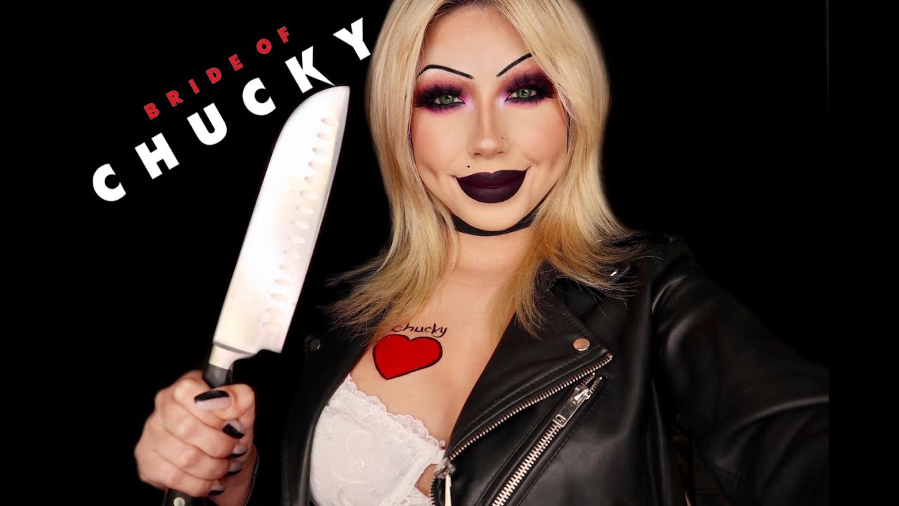 Bride Of Chucky Tiffany Transformation Makeup Tutorial | Makeupview.co