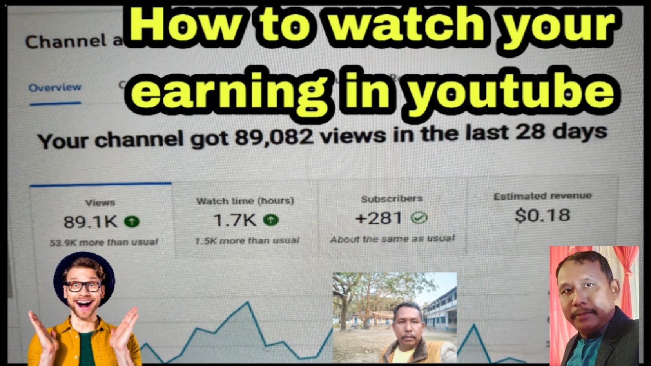 How to watch youtube earning.... - YouTube
