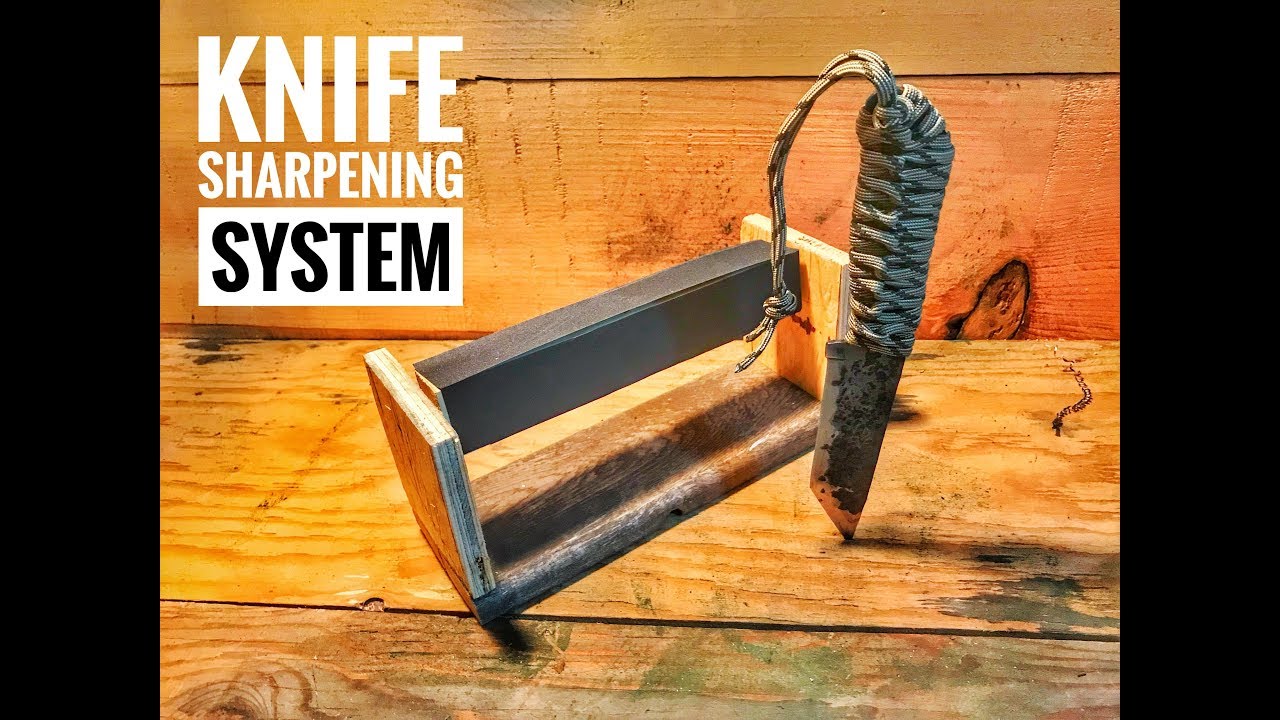 DIY making a knife sharpening system - YouTube