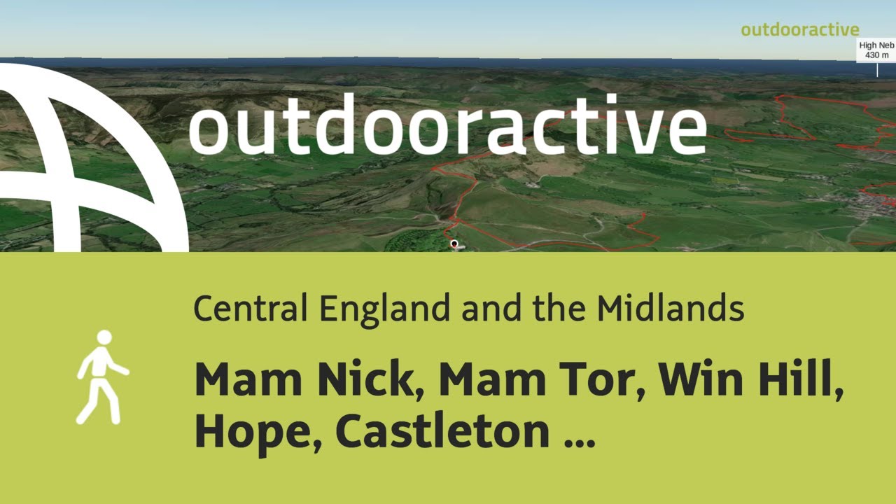 Mam Nick, Mam Tor, Win Hill, Hope, Castleton loop. - YouTube