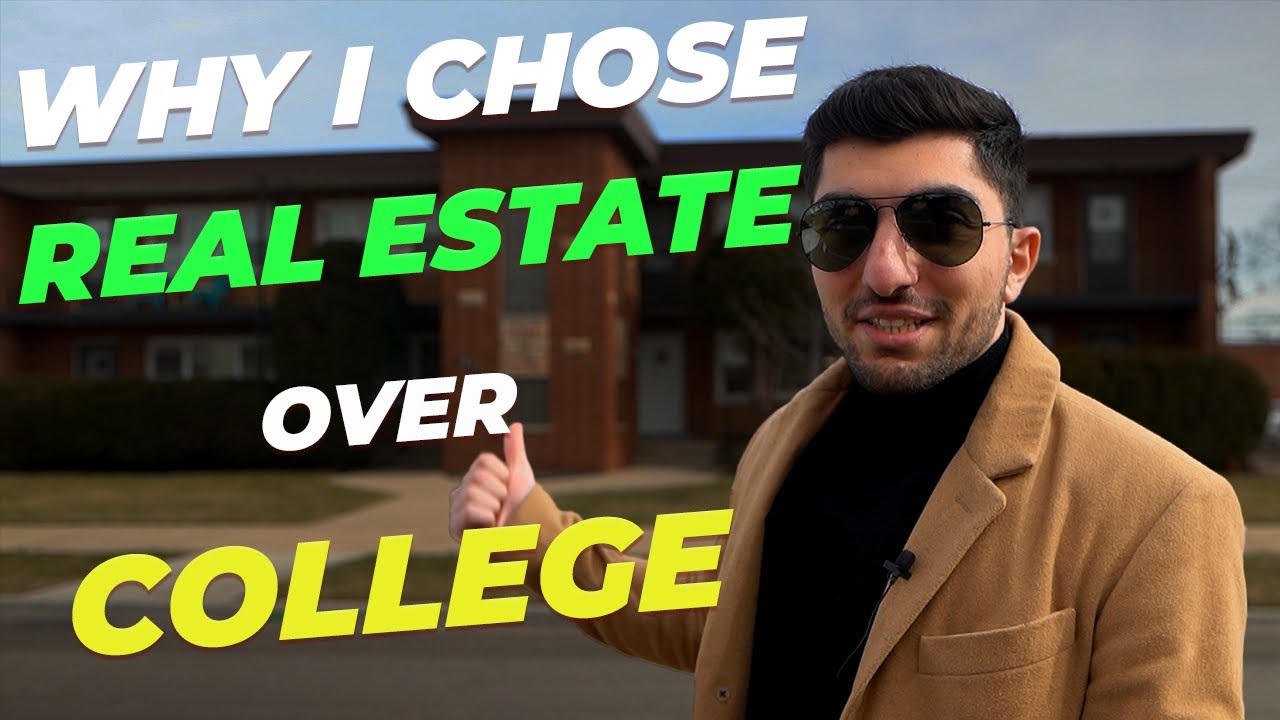 Why I Dropped out of School To Become A Real Estate Agent - YouTube