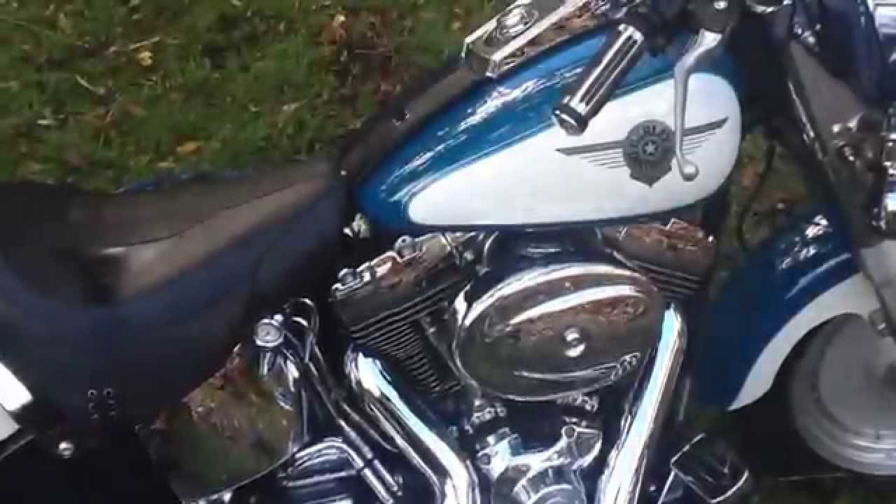 2001 Harley Davidson, Fatboy Custom - YouTube