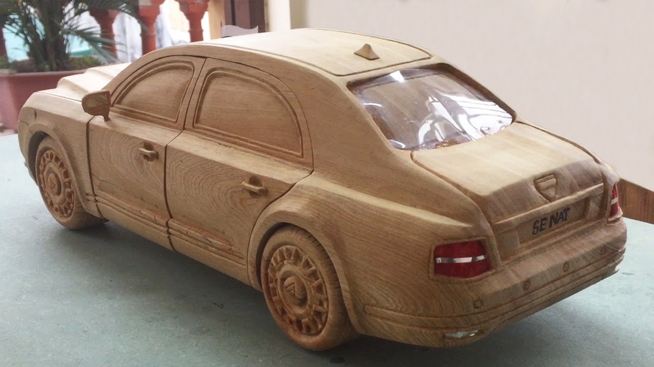 Wood Carving - Supercar of Russian President Putin - Wood Art - YouTube