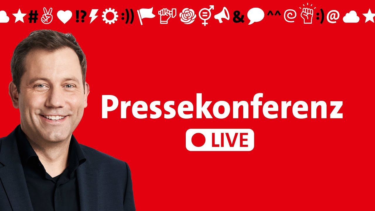 Pressekonferenz mit Lars Klingbeil - YouTube