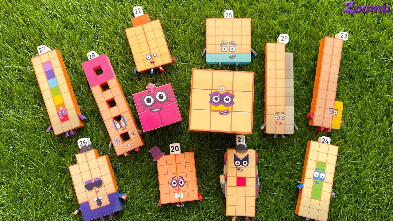 Looking for Numberblocks RAINBOW 27 vs 8 Cube Clay! NEW ASMR ...