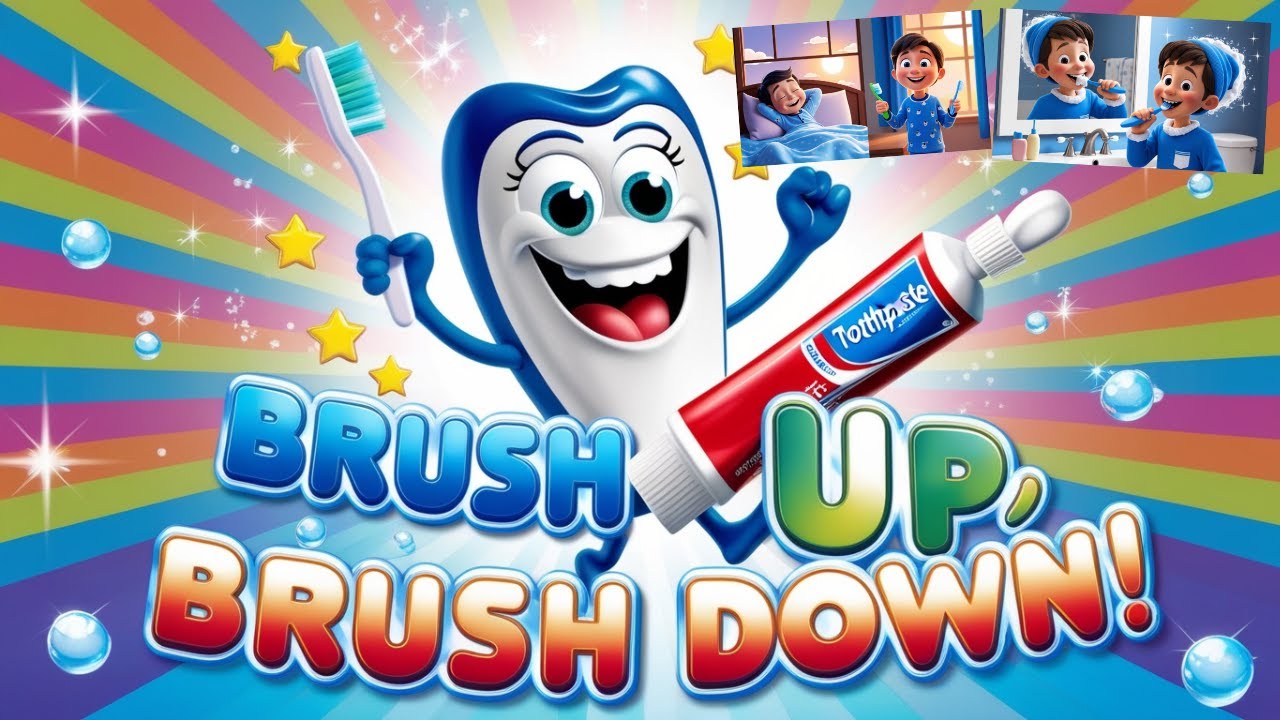 Brush Up BrushDown | Fun Toothbrushing Song for Kids - YouTube