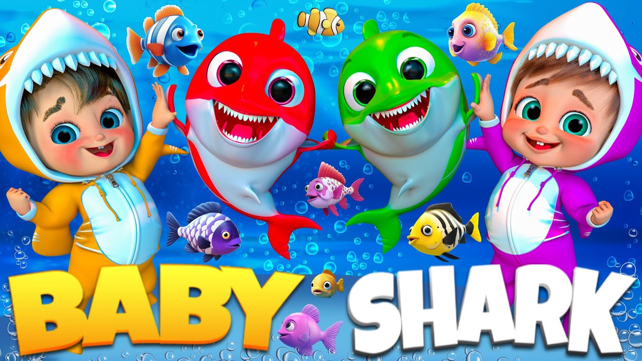 Splish Splash Baby Shark - Kids Songs & Nursery Rhymes #BabyShark # ...