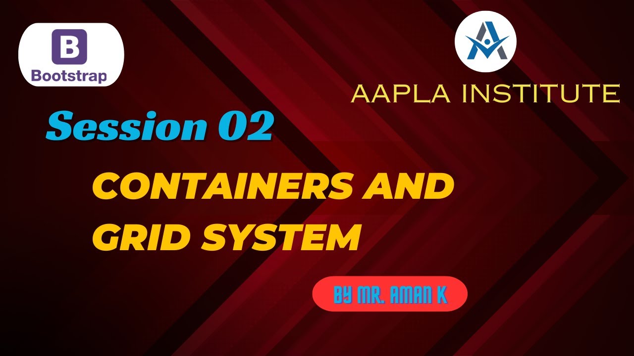 Bootstrap containers and Grid System - YouTube