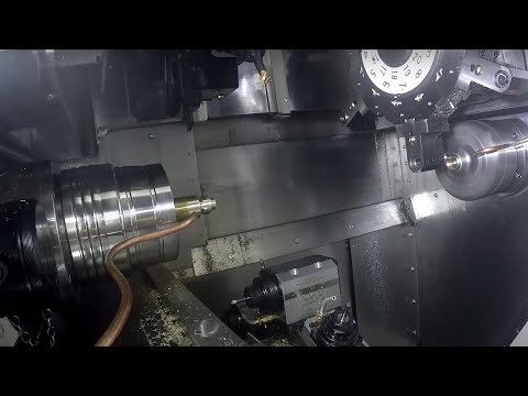 Three turret turning centre, used for milling only, Really? how's that work - Incredible creativity