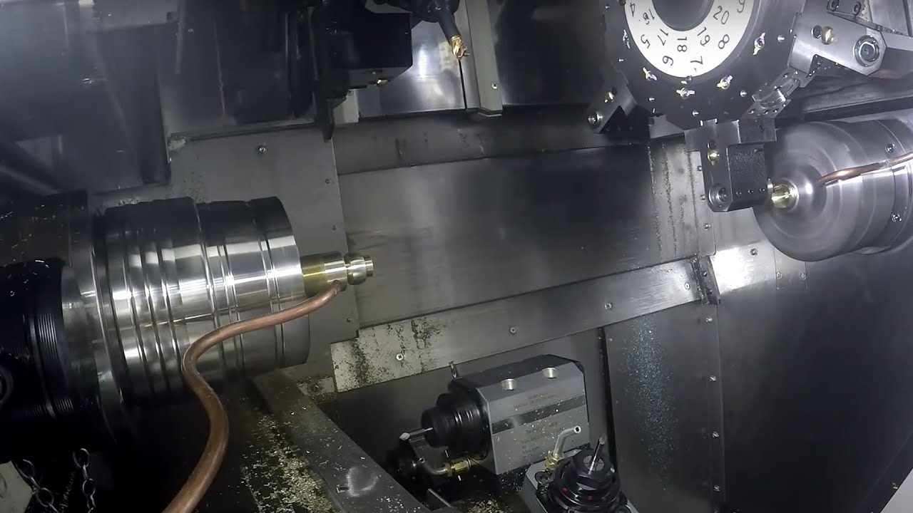 Three turret turning centre, used for milling only, Really? how's that ...