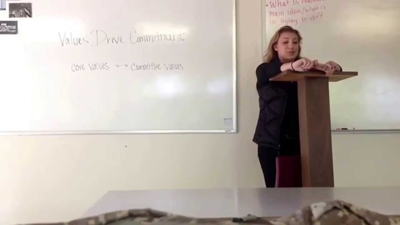 Morgan Malloy- values drive commitment - YouTube