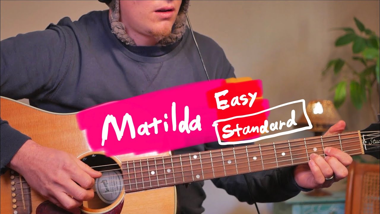 Matilda Guitar Tutorial Intro in Standard Tuning [Easy] - YouTube