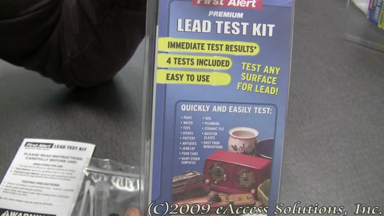First Alert Lead Test Kit explanation and un-boxing video - YouTube