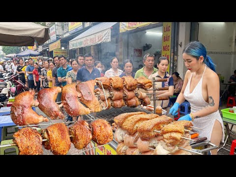     This Legendary Charcoal Pork Belly Stall Is the Street Food King Everyone Talks About in Vietnam