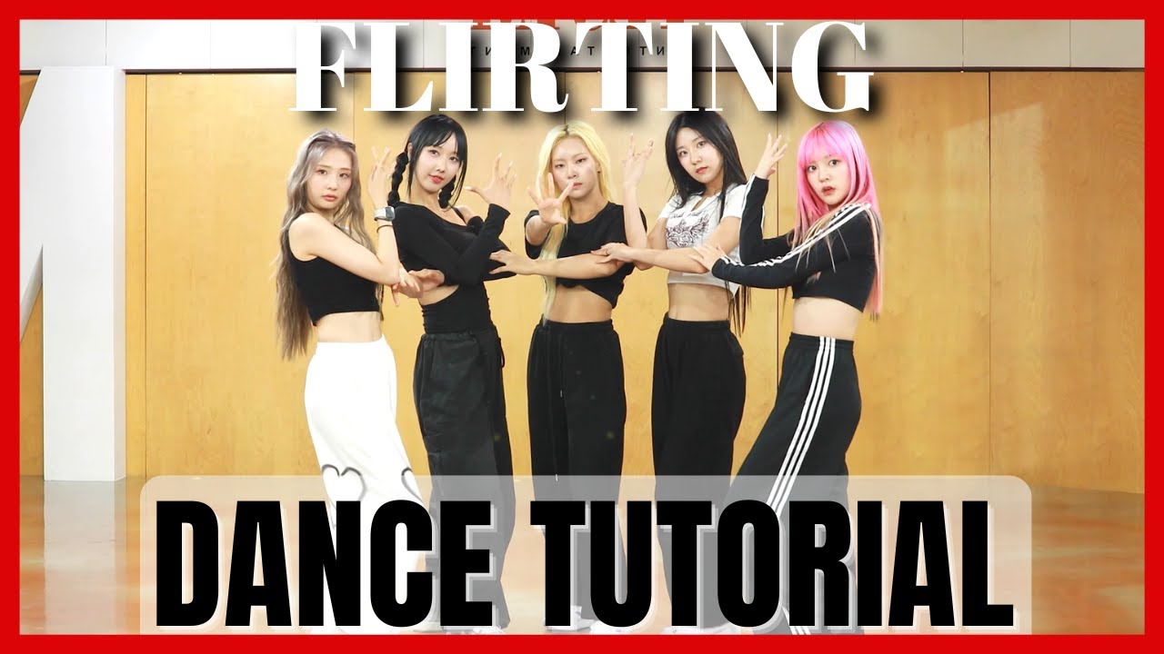 mimiirose - 'FLIRTING' Dance Practice Mirrored Tutorial (SLOWED) - YouTube