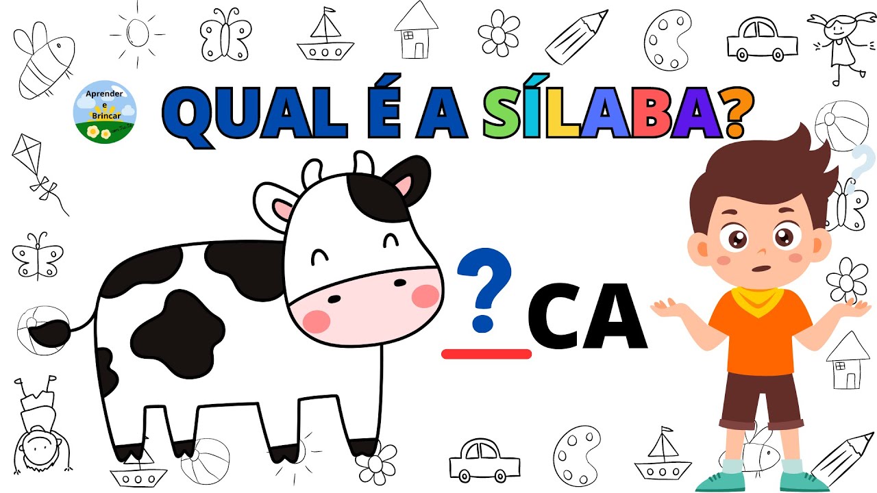 Aprenda as sílabas - Qual é a sílaba? Alfabeto infantil - Letras - YouTube