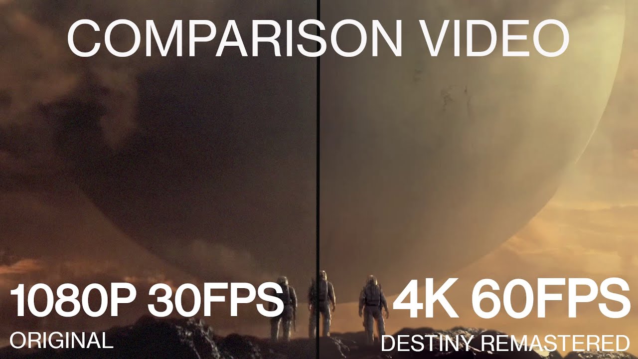 What If Destiny 1 Was Remastered? | [4K]60FPS Comparison Video - YouTube