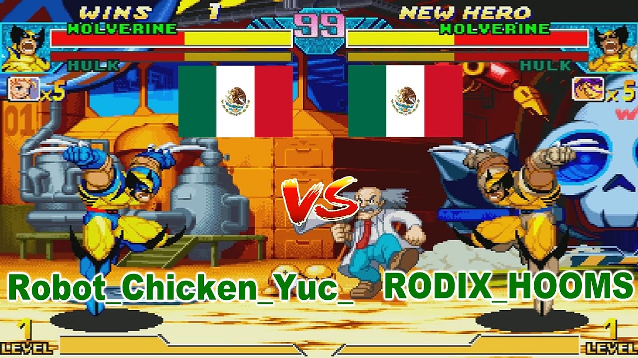 Marvel vs Capcom - Robot_Chicken_Yuc_ vs RODIX_HOOMS - YouTube
