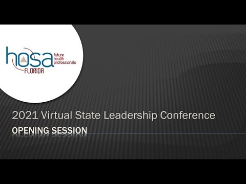 Florida HOSA VSLC 2021 Opening Session - YouTube