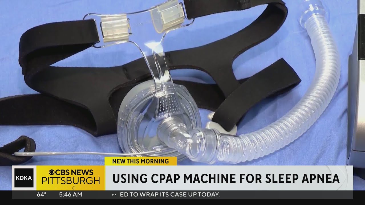 Using a CPAP machine to treat sleep apnea and get better rest - YouTube