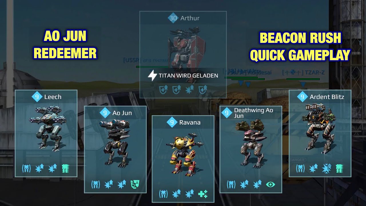 War Robots : Ao Jun with Redeemer most deadly setup - YouTube