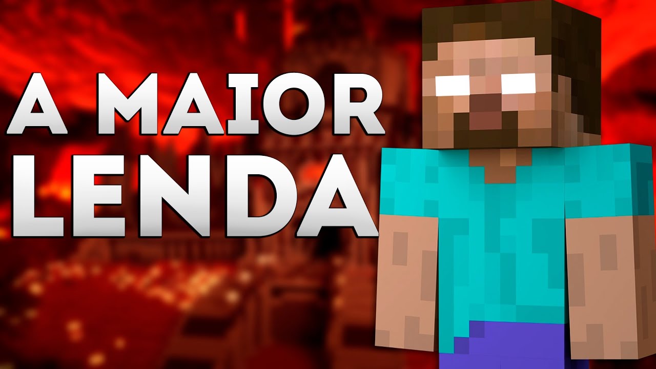 A MAIOR LENDA DO MINECRAFT - YouTube