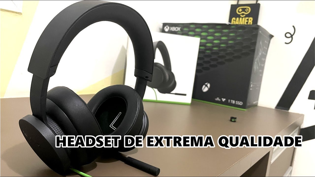 HEADSET GAMER XBOX - UNBOXING, ACABAMENTO E TESTE - YouTube