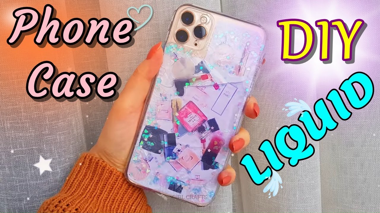 LIQUID PHONE CASE with your favorite pics - EASY DIY PHONE CASE IDEA ...
