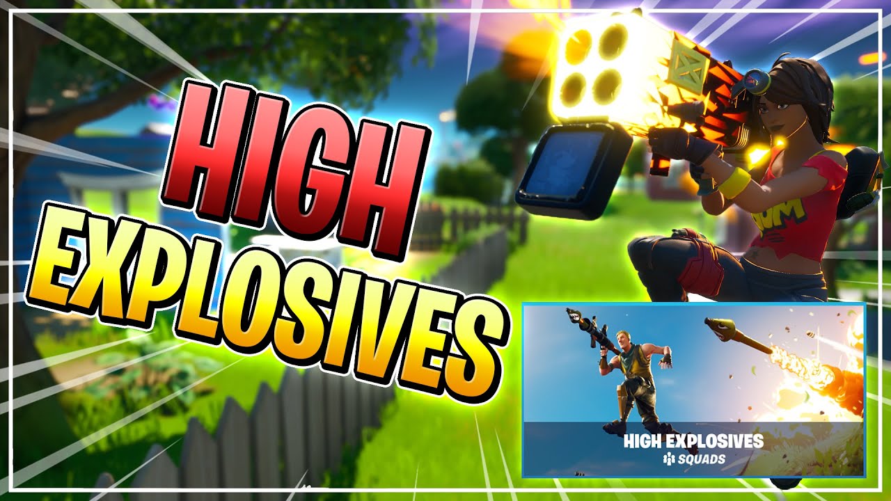 HIGH EXPLOSIVES ER SVÆRT! - Dansk Fortnite - YouTube