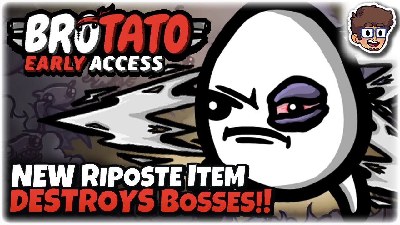 NEW Riposte Item Can DESTROY Bosses!! | NEW UPDATE | Brotato: Early ...