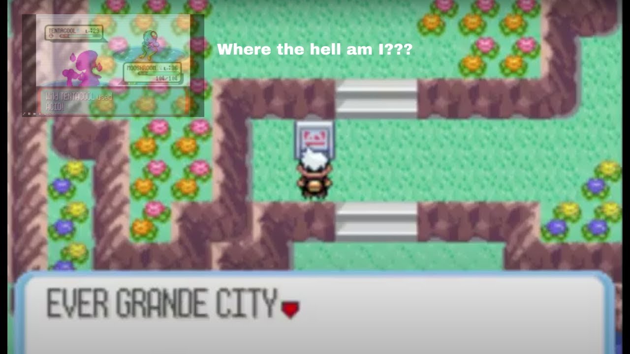 How to get to Ever Grande City (Pokemon: Ruby) - YouTube
