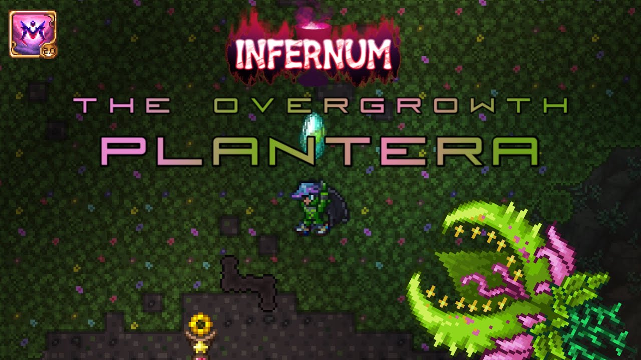 Plantera Boss Battle - Terraria Calamity Infernum Mode - YouTube