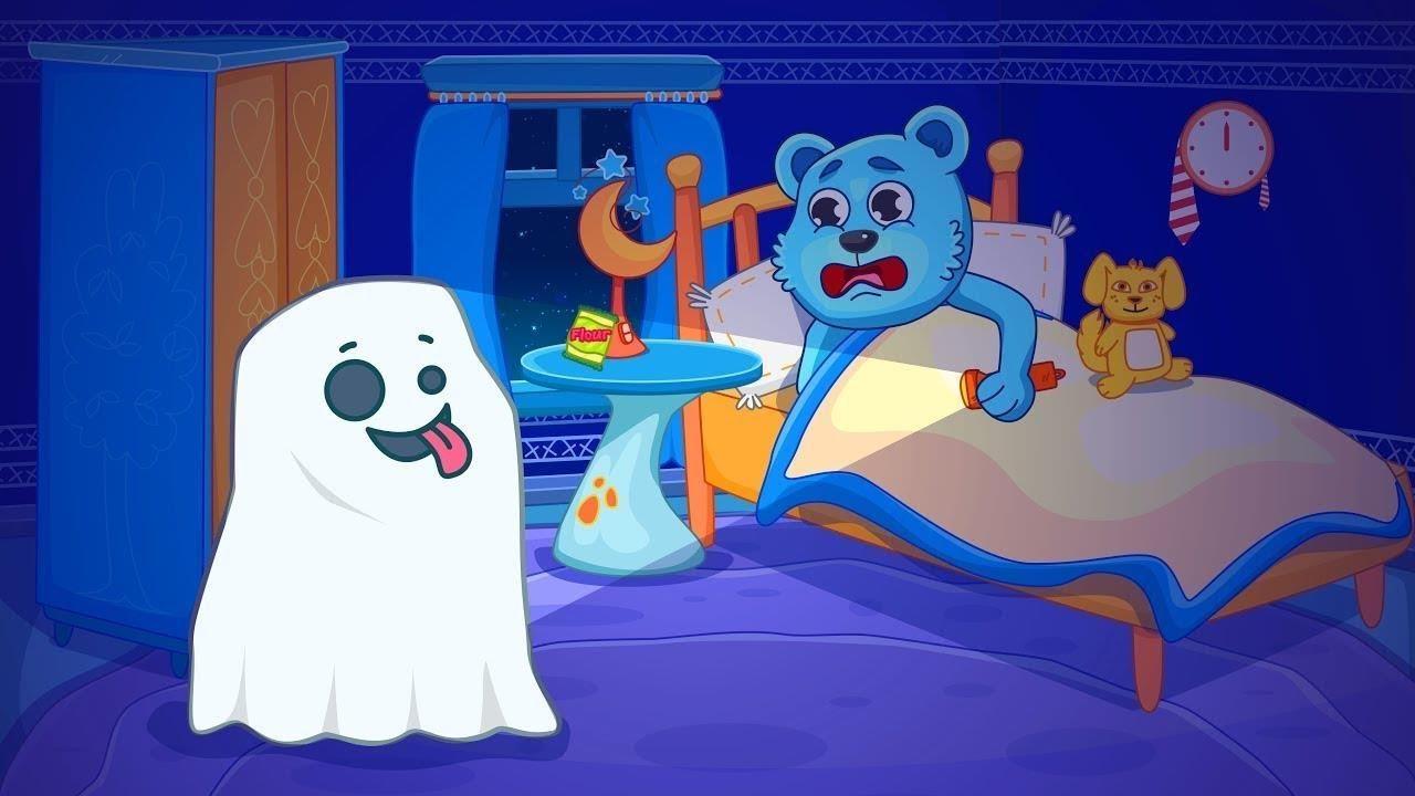 [Gummy] Bear Family 👻 Changed Into a Ghost Costume - Cartoon for Kids ...