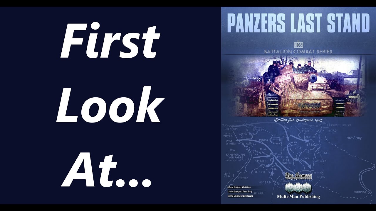 Panzers Last Stand: Battles for Budapest, 1945 | Unboxing & Overview ...