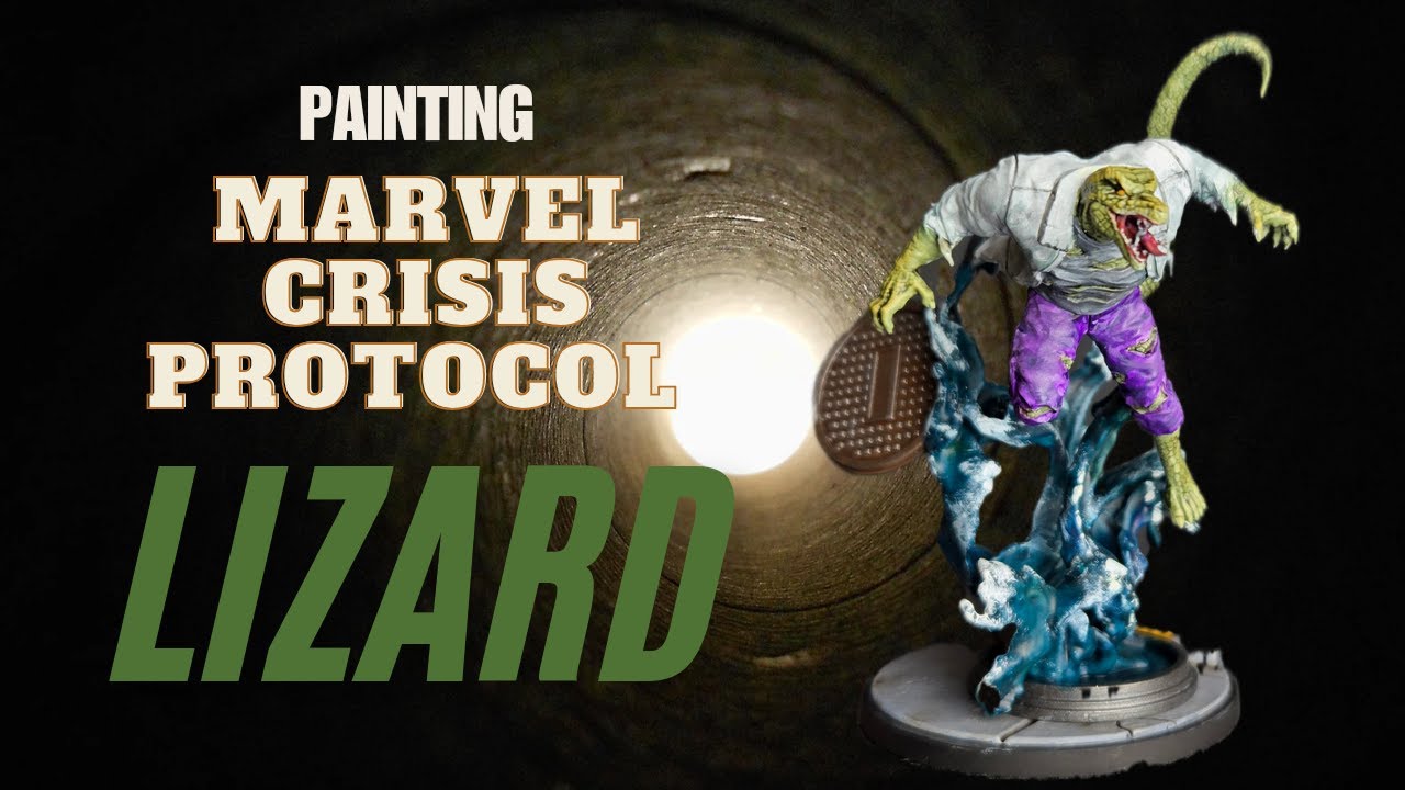 Painting Marvel Crisis Protocol: Lizard - YouTube