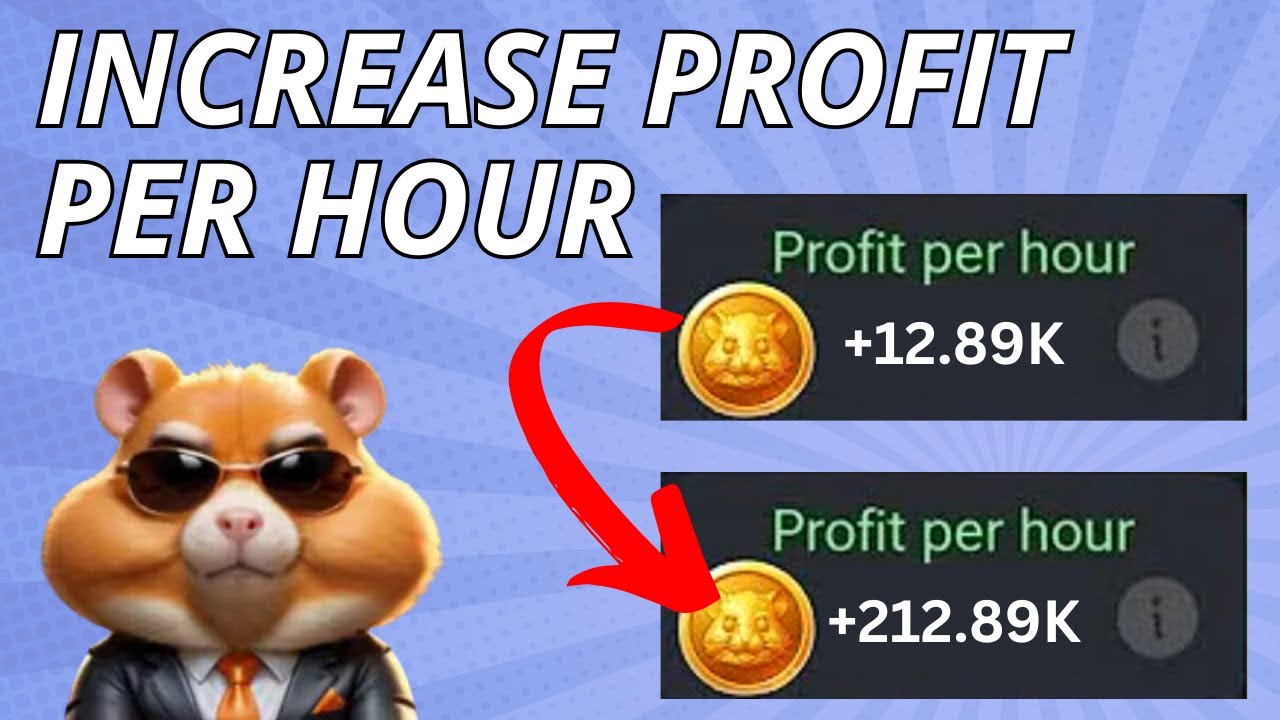 How to INCREASE Profit Per Hour in Hamster Kombat || Get over 5m Coins ...