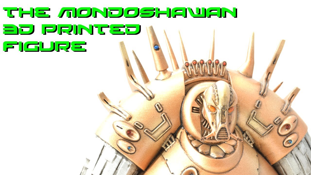 3D-printed figure "Mondoshawan" Buildlog and Reveal - YouTube