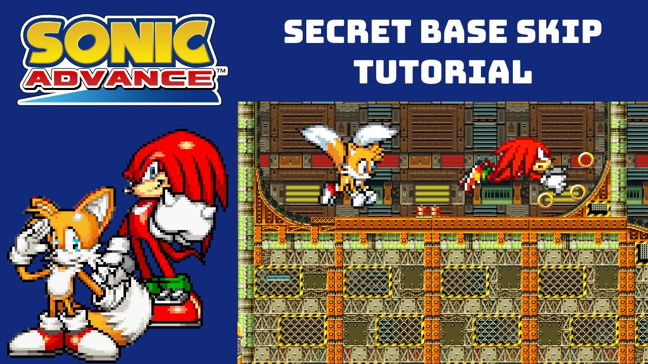 Sonic Advance - Secret Base 2 Skip Tutorial - YouTube