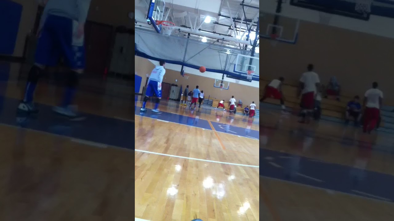 My First Dunk Ever!...Literally - YouTube